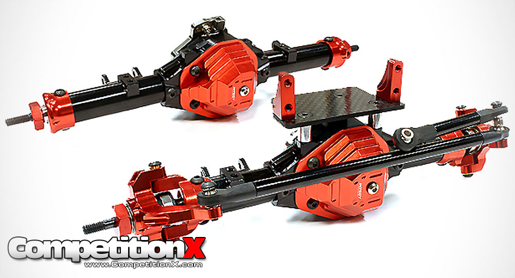 Integy Billet Machined T4 Front/Rear Axles for Axial SCX10