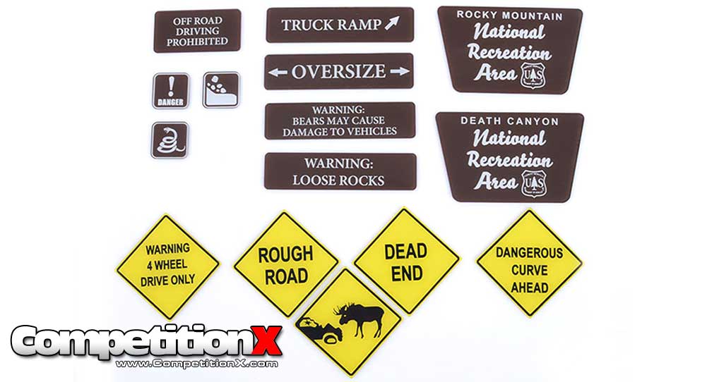 RC4WD Tough Terrain Scale Signs