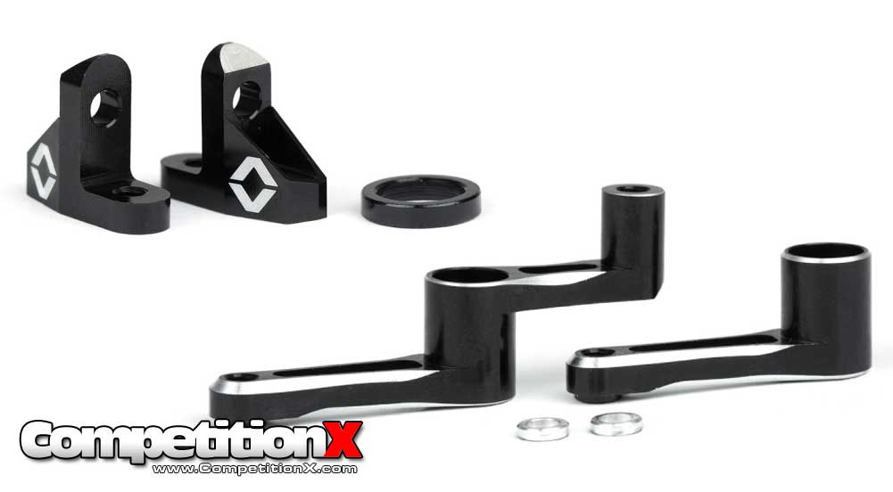 AVID RC Aluminum Steering Bellcranks / Servo Mounts for Team Associated ...