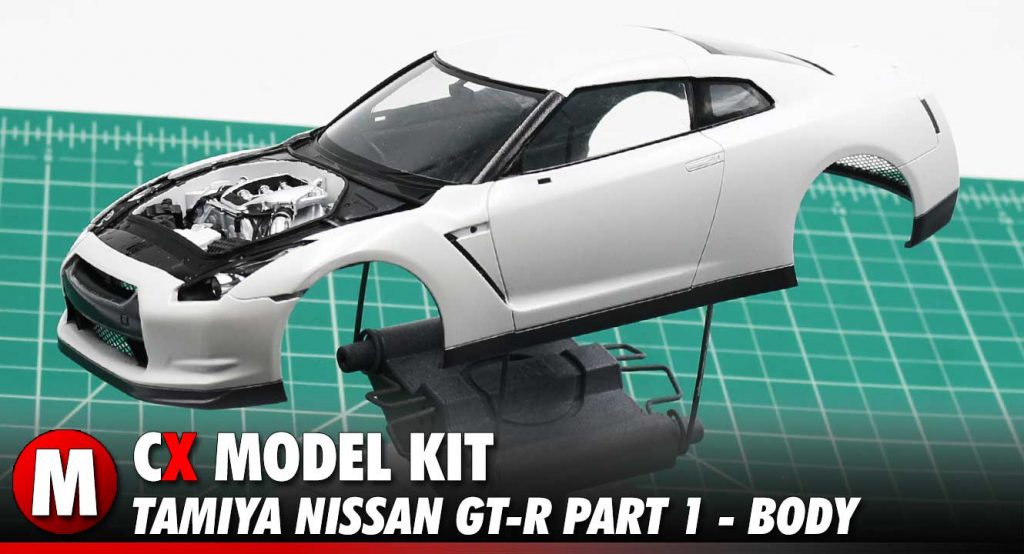 Video: Tamiya Nissan GT-R Model Kit Build Part 1 - The Body | CompetitionX