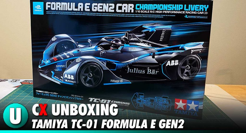 Video: Tamiya TC-01 Formula E GEN2 Unboxing | CompetitionX