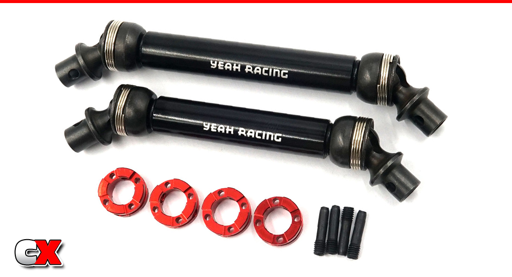 Yeah Racing HD Steel Front/Rear Center Driveshafts - Axial SCX10 III ...