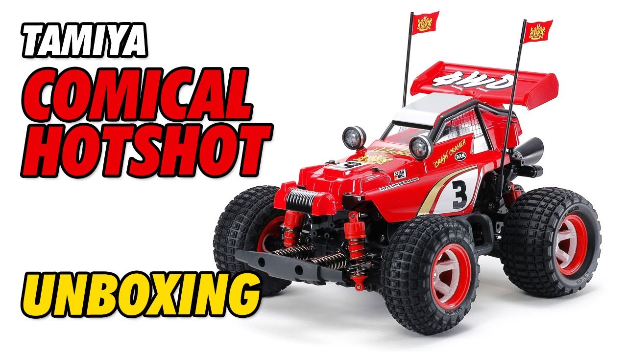 Video - Tamiya Comical Hotshot GF-01CB Unboxing | CompetitionX
