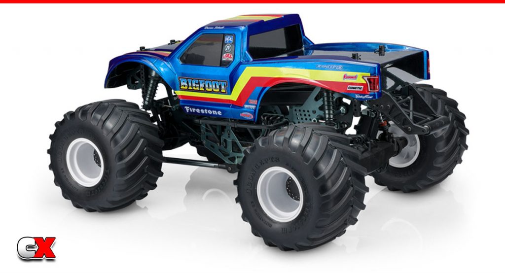 JConcepts 2020 Ford Raptor Body Set - Bigfoot 19 Racer Stripe ...