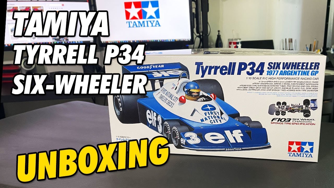 Tamiya Tyrrell P34 Six-Wheeler Unboxing | CompetitionX