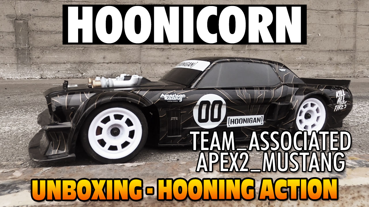 Video: Team Associated Apex2 Hoonicorn Ford Mustang Unboxing & Action