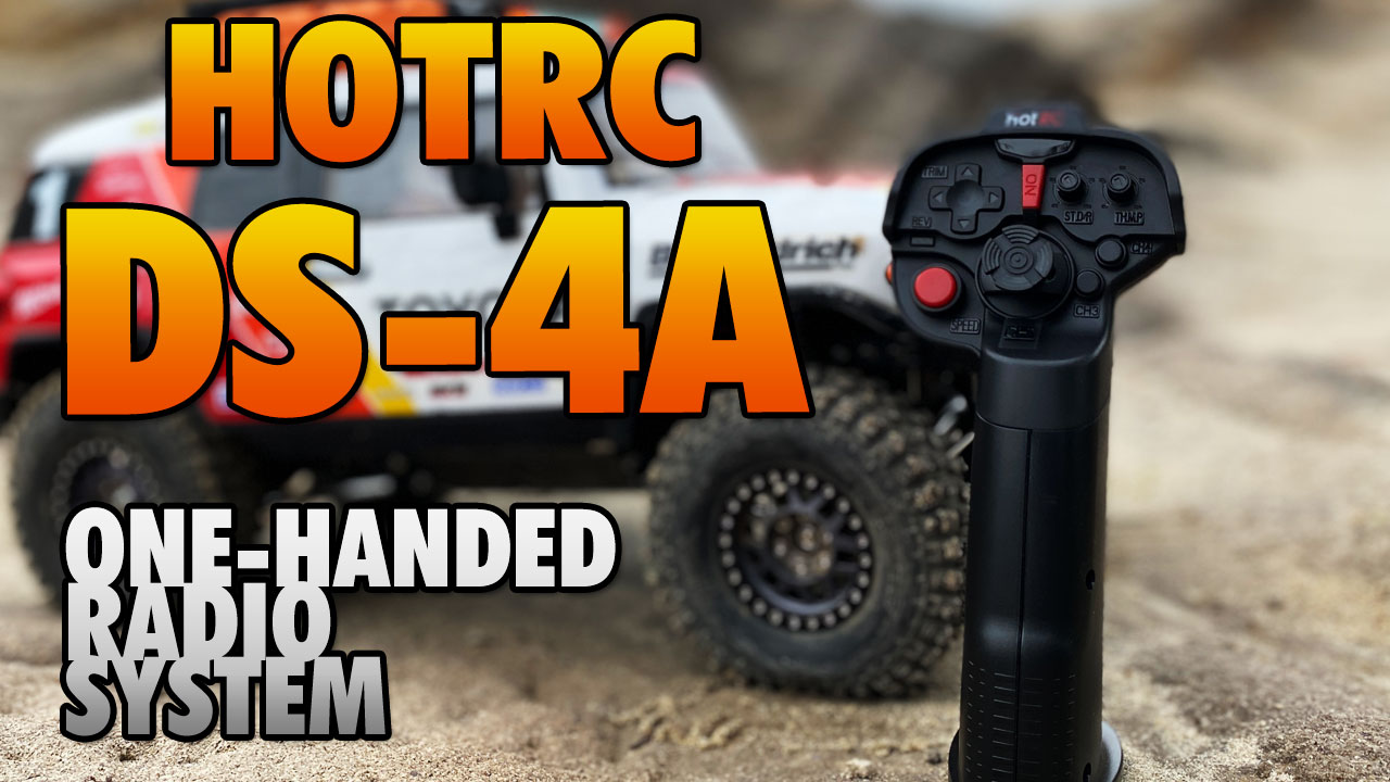 Video: HOTRC DS-4A One-Handed RC Radio System Unboxing | CompetitionX