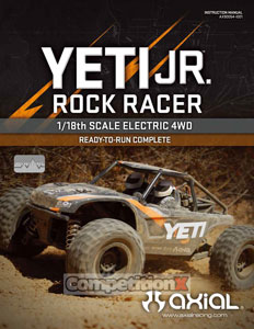 Axial Yeti Jr RTR Manual