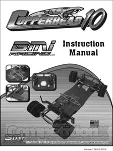 BMI Racing Copperhead 10 Manual